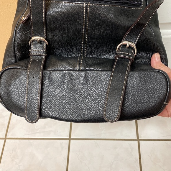 Tignanello | Bags | Tignanello Black Leather Backpack Purse | Poshmark